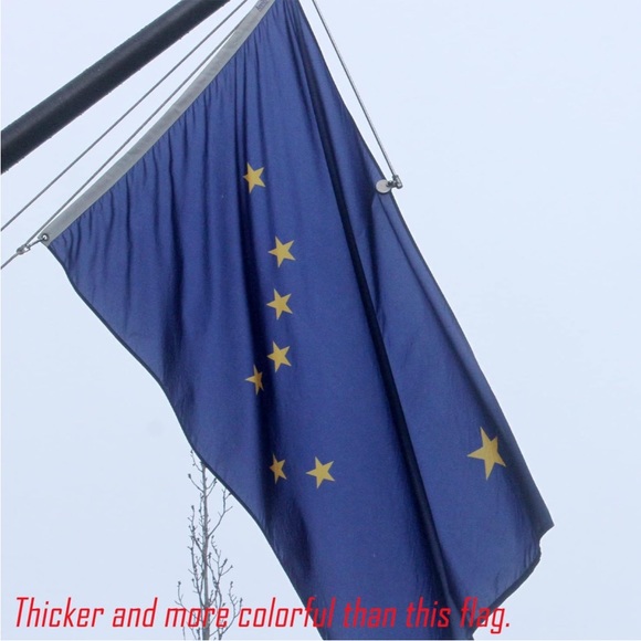 Other | New Alaska State Flag 3x5 Ft Outdoor Made In Usa Flag With 2 ...